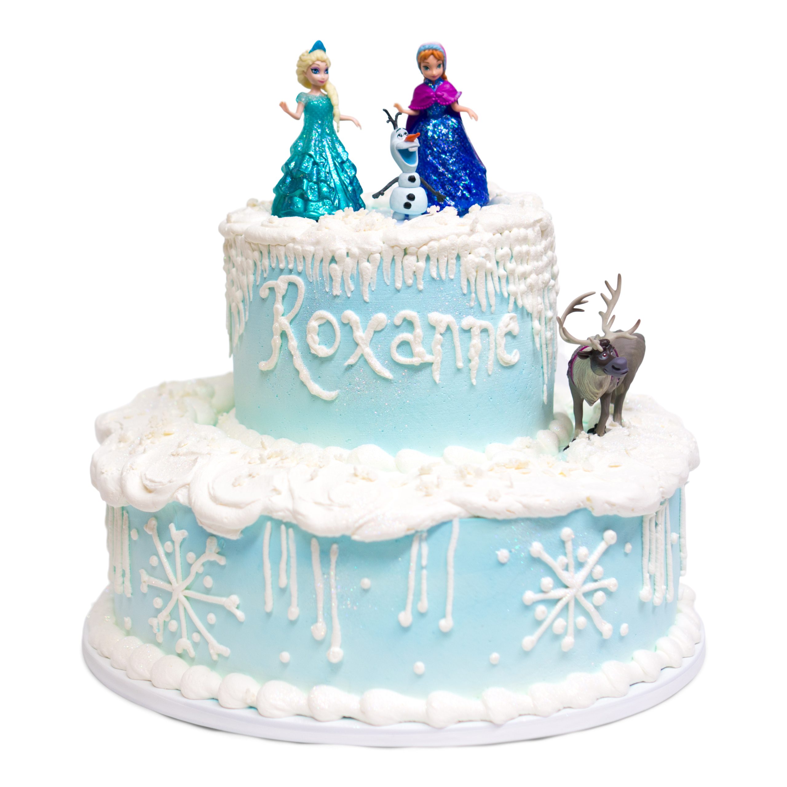 Photo of a Frozen birthday cake 2 tier - Patty's Cakes and Desserts