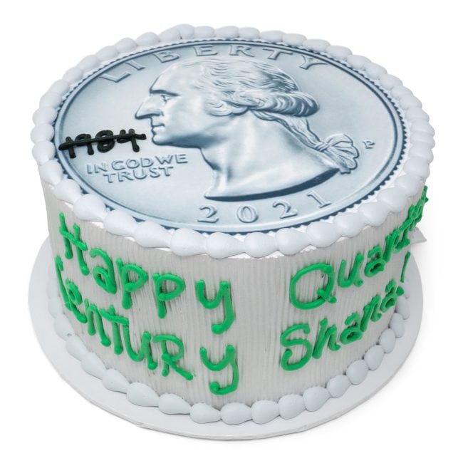 Photo of a quarter century birthday cake - Patty's Cakes and Desserts
