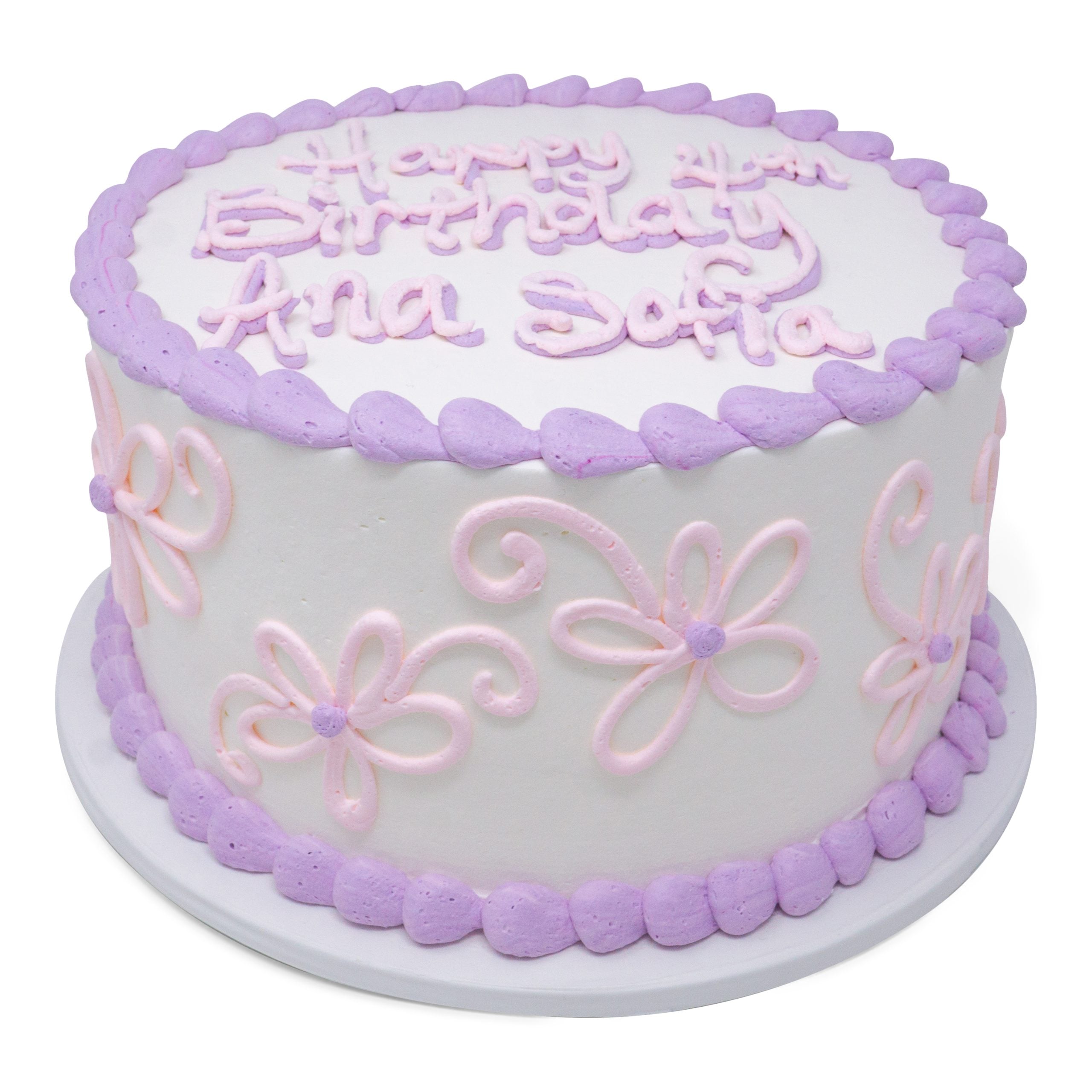 Photo of a pink purple round cake scaled - Patty's Cakes and Desserts