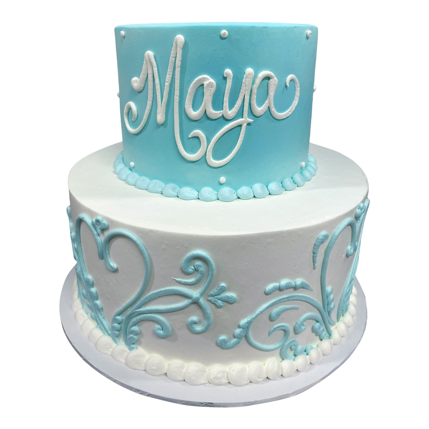 Photo of a 2 tier graduation cake - Patty's Cakes and Desserts